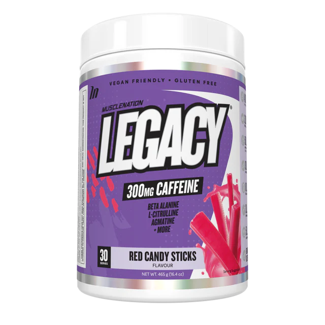 Muscle Nation Legacy Pre-Workout - RED STIX - Bayside Nutrition Co
