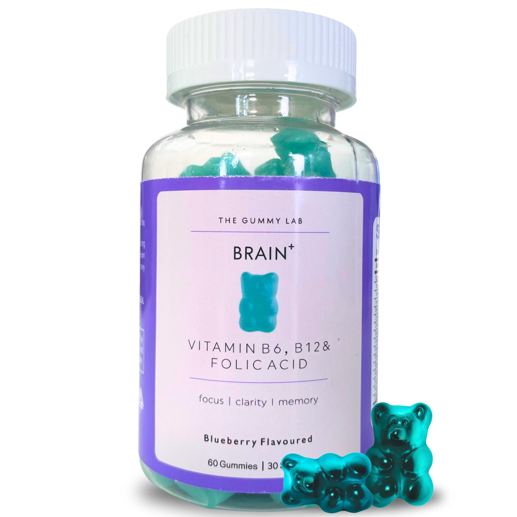 The Gummy Lab Brain Focus Gummies - BLUEBERRY / 60 GUMMIES - Bayside ...