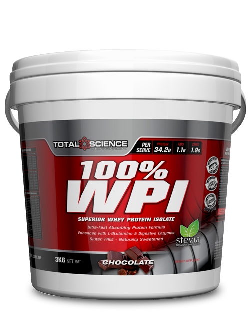 Total Science 100% WPI 3KG: Premium Raw Protein Powder - Chocolate ...